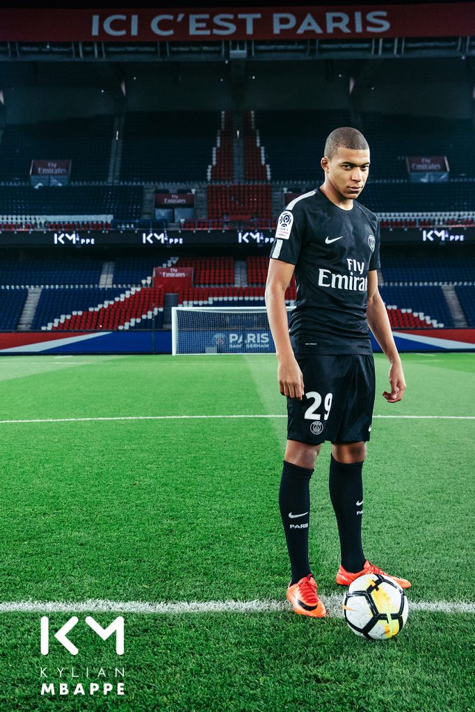 Kylian Mbappe | Photoshoot in Parc des Princes